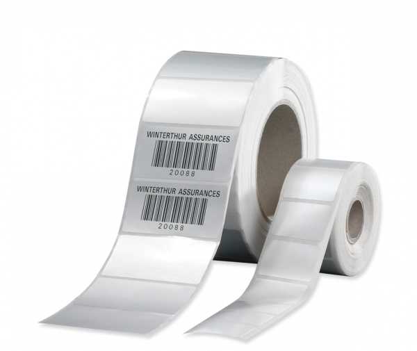 Plaquettes à code-barres auto-adhésives, imprimées » THERMOTEX NAGEL GmbH